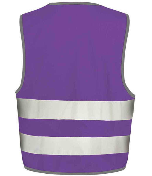 Result Core Kids Enhanced Vis Vest | Purple | Red Oak Corporate Wear
